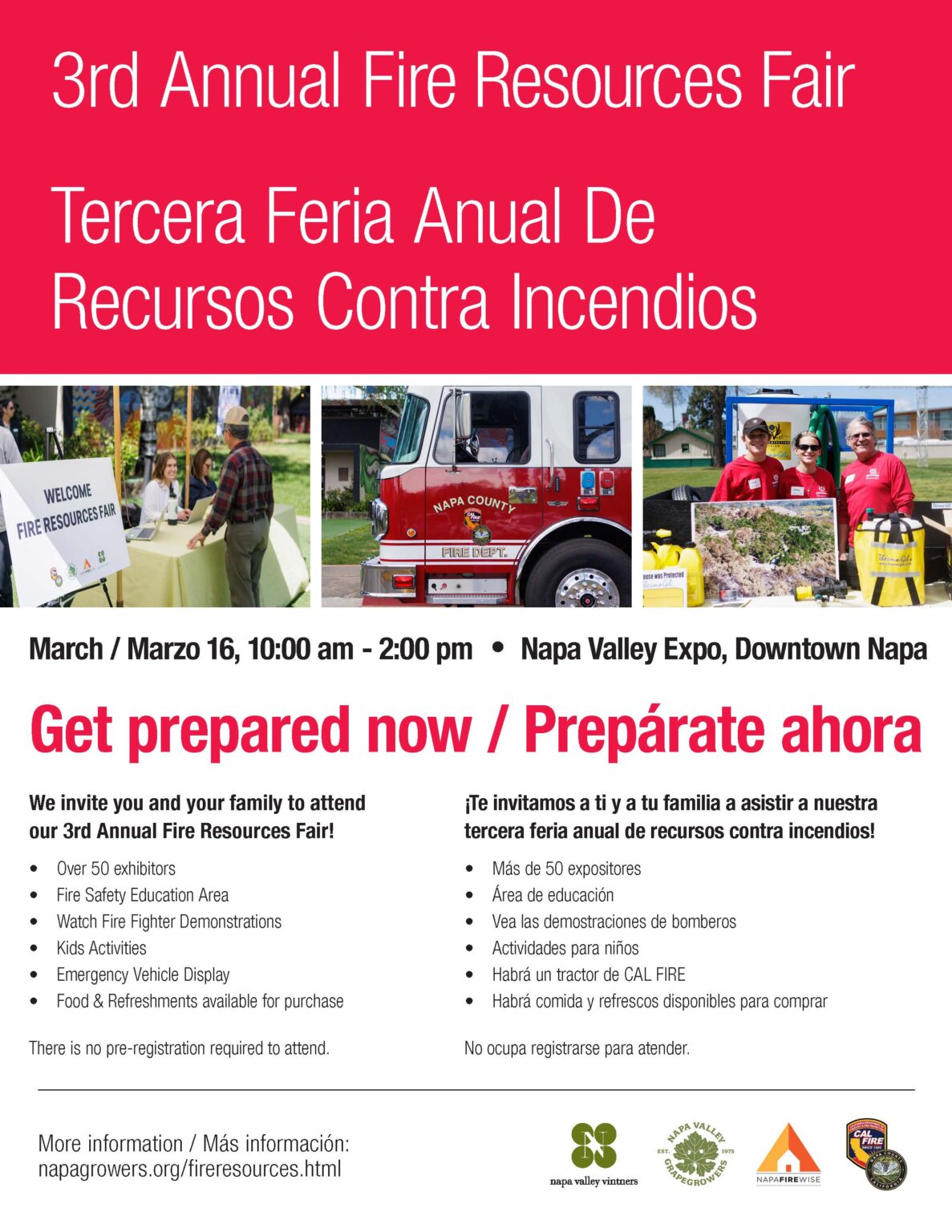 Fire Resources Fair - Napa Communities Firewise Foundation