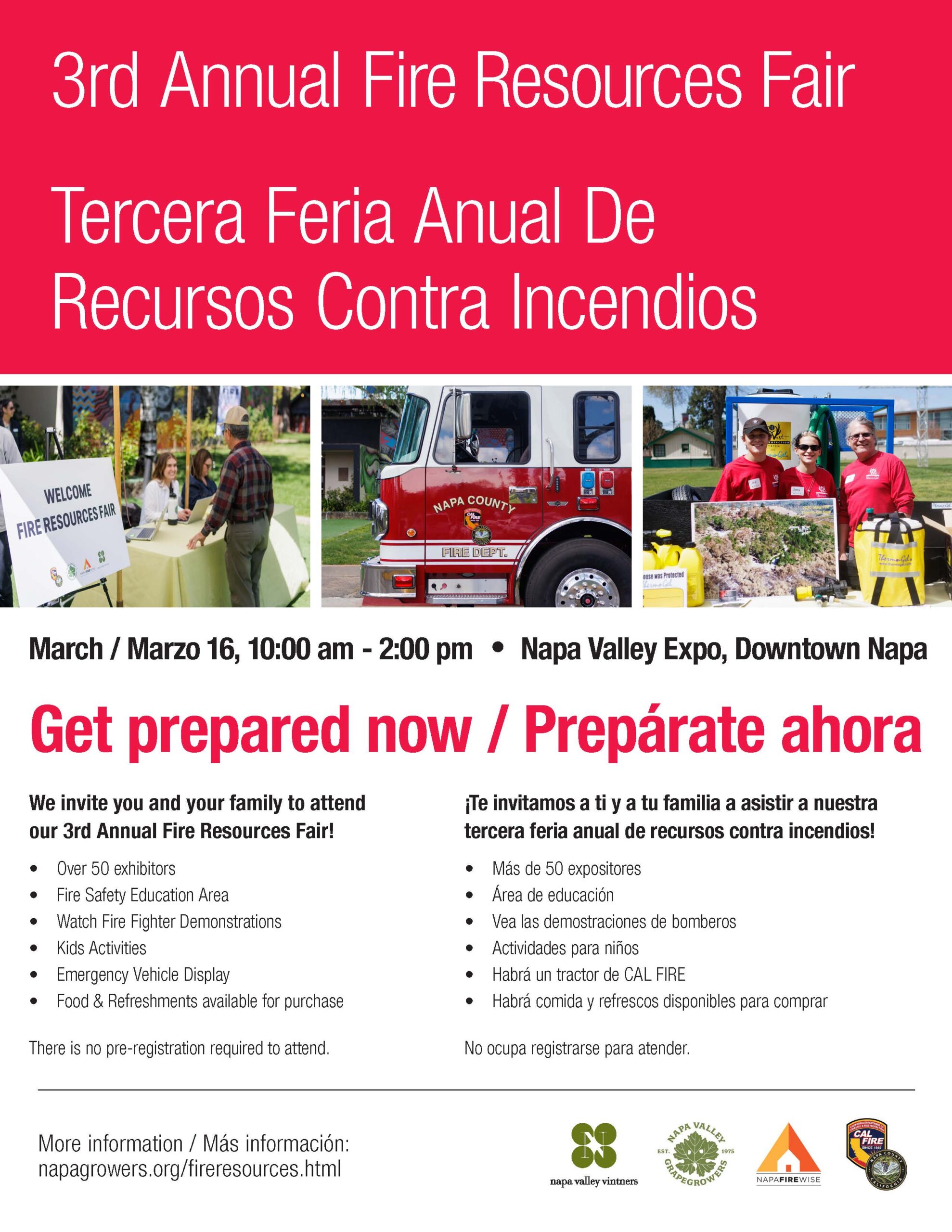 Fire Resources Fair - Napa Communities Firewise Foundation